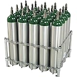 Amazon.com: Oxygen Tank Rack - Holds 20 E Size Cylinders (Add On ...