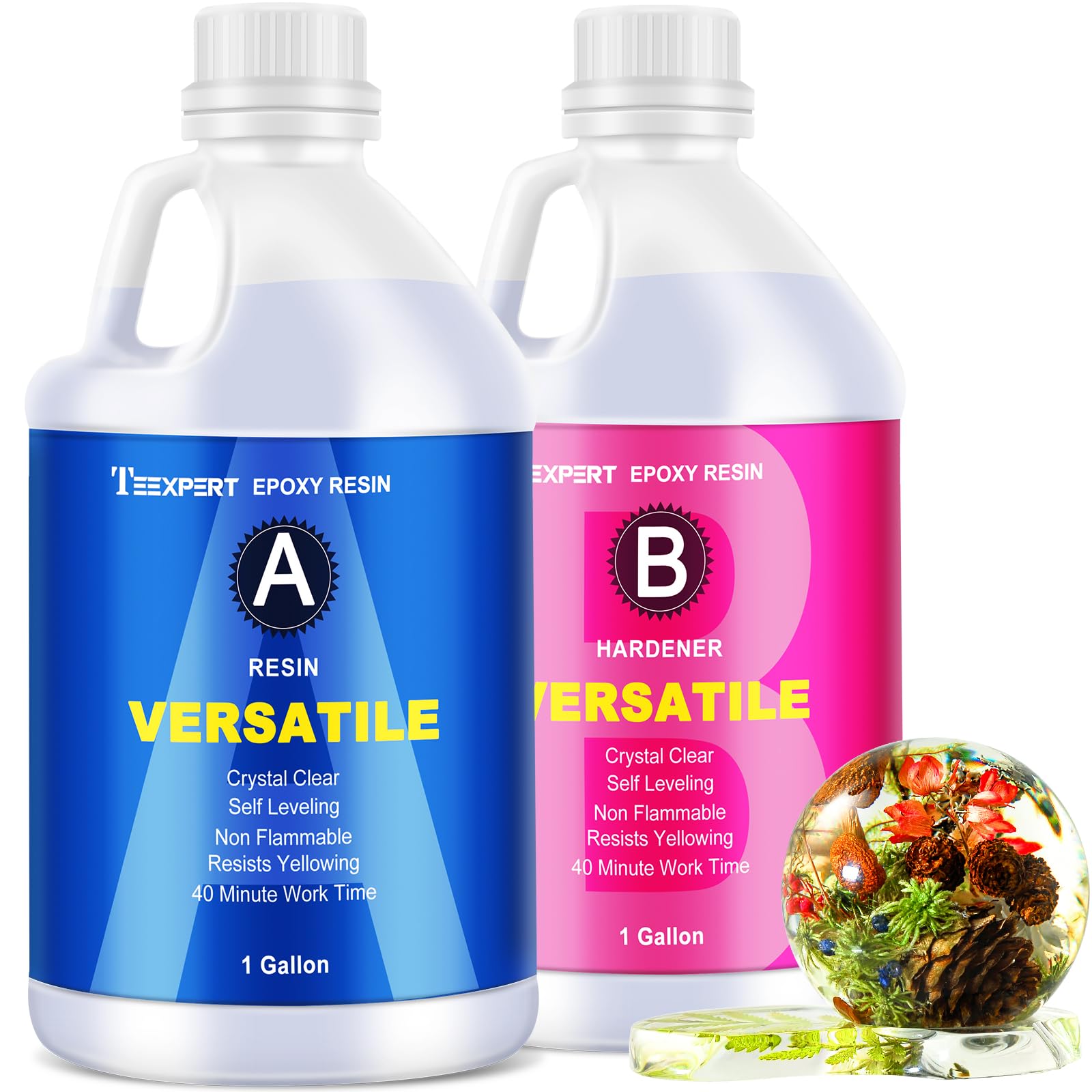Mua Teexpert Epoxy Resin Crystal Clear: 2 Gallon Epoxy Resin kit Fast ...