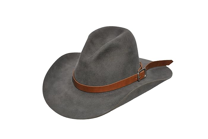 Amazon.com: Gray Cowboy Hat, Gus, 20X: Handmade
