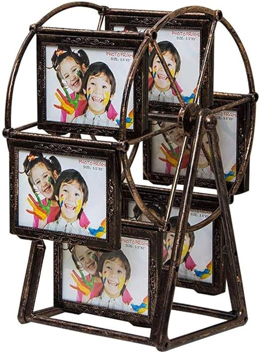 Buy Rotating Ferris Wheel Picture Frame Tabletop Vintage Photo Frames ...