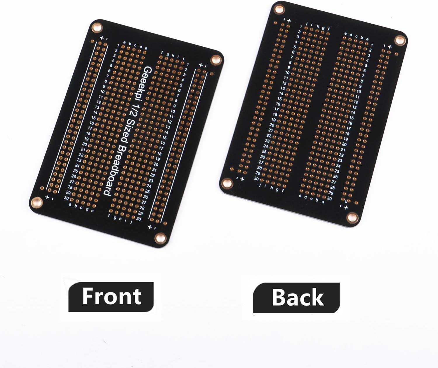 GeeekPi Pack of 5PCS Proto Breadboard PCB Board Gold Plated ...