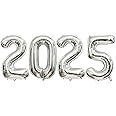Amazon.com: Silver Number 2025 Balloons, 40" Large Silver 2025 Balloons ...