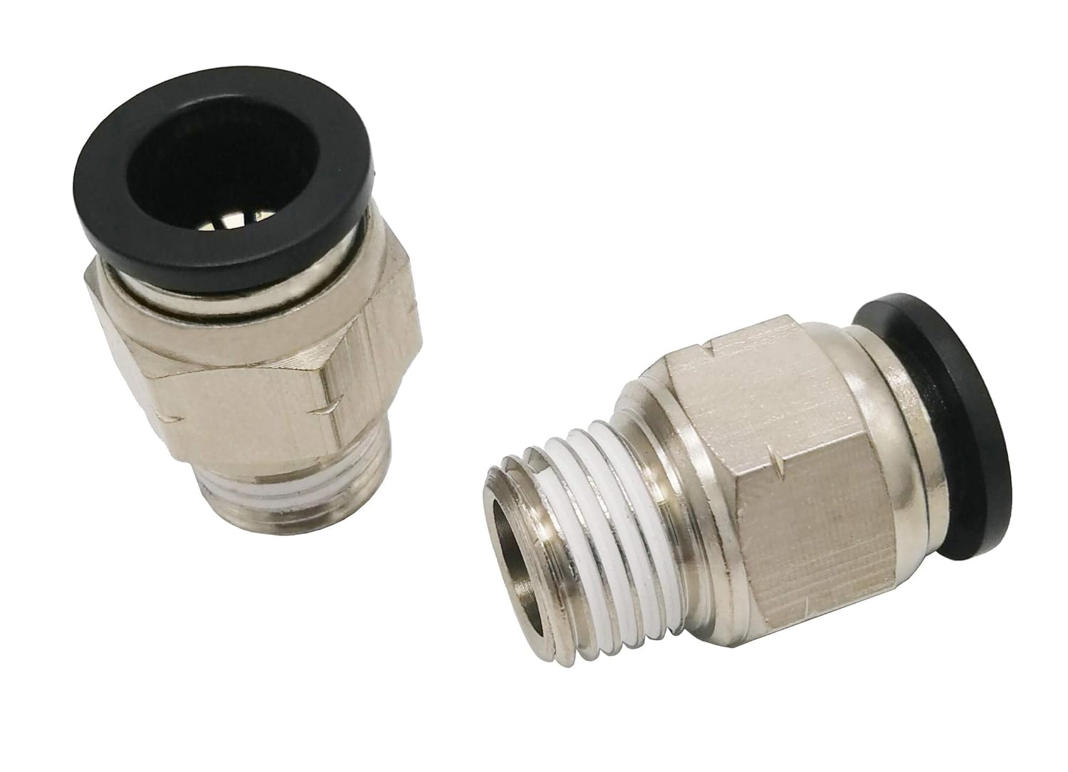1 4 Inch Thread 3 8 Inch Hose Male Straight 2 Pack Push To Connect