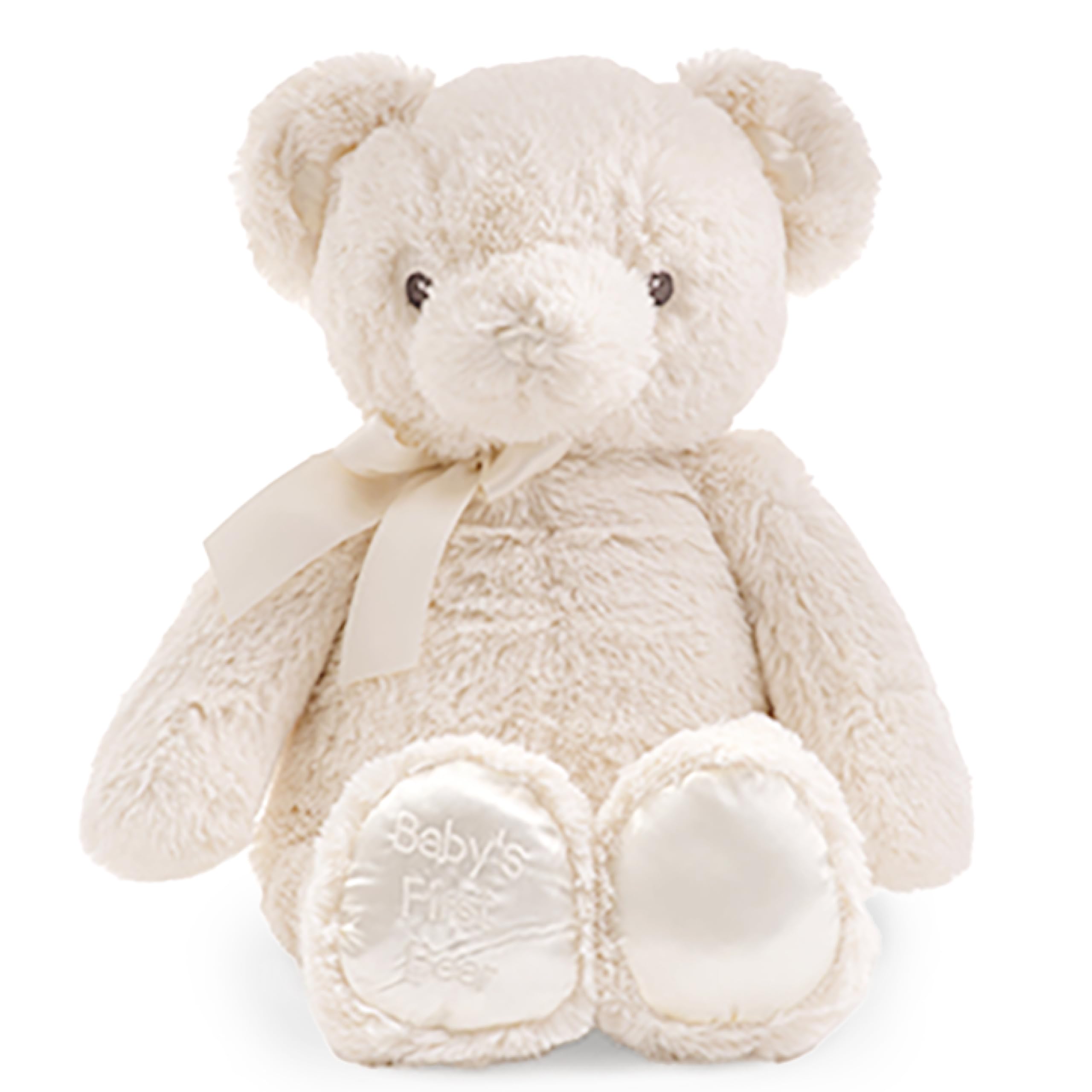 Bearington Creamy White Teddy Bear Plush, 12 Inch Creamy White Stuffed ...