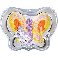 Amazon.com: Wilton Aluminum Butterfly Cake Pan: Novelty Cake Pans: Home ...