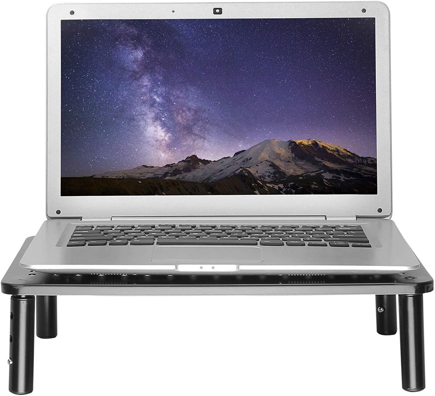 Hosoncovy Adjustable Height Desktop Computer Monitor Stand Raiser ...