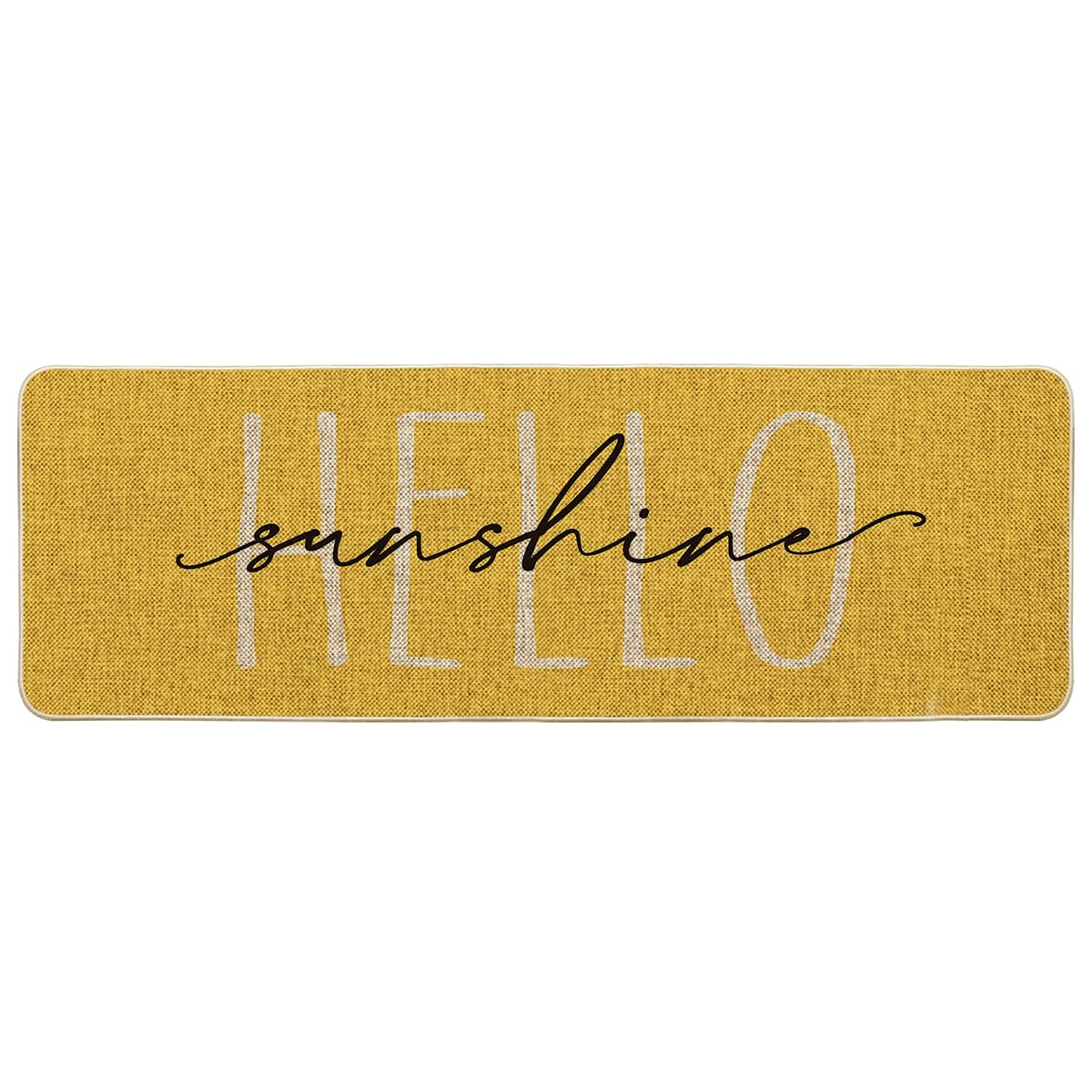 Artoid Mode Yellow Hello Sunshine Spring Runner Rug, Summer Home Decor ...