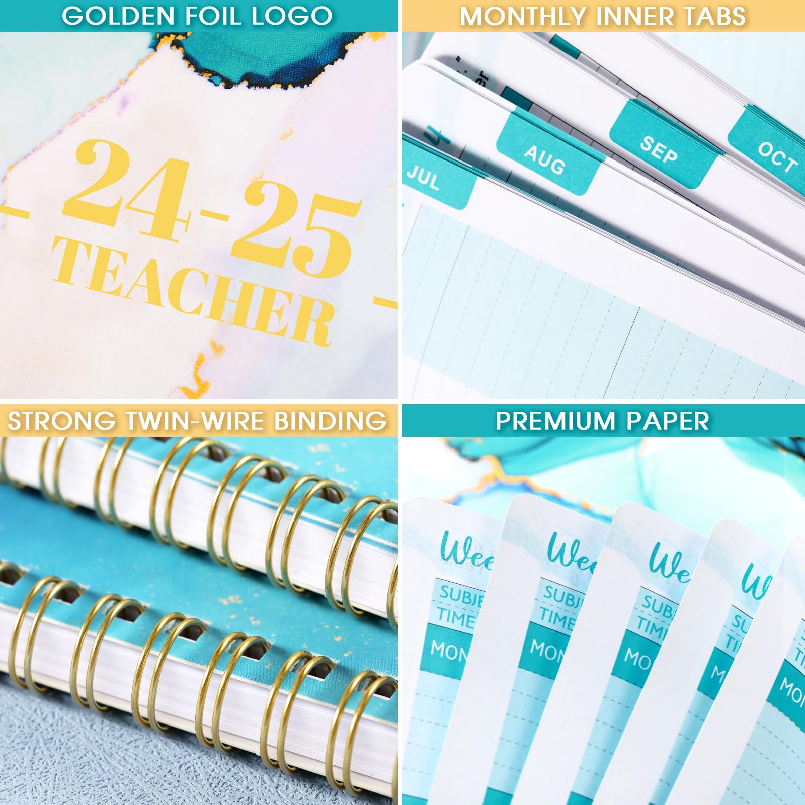 Mua 2024-2025 Teacher Planner - Teacher Lesson Planner 2024-2025 ...