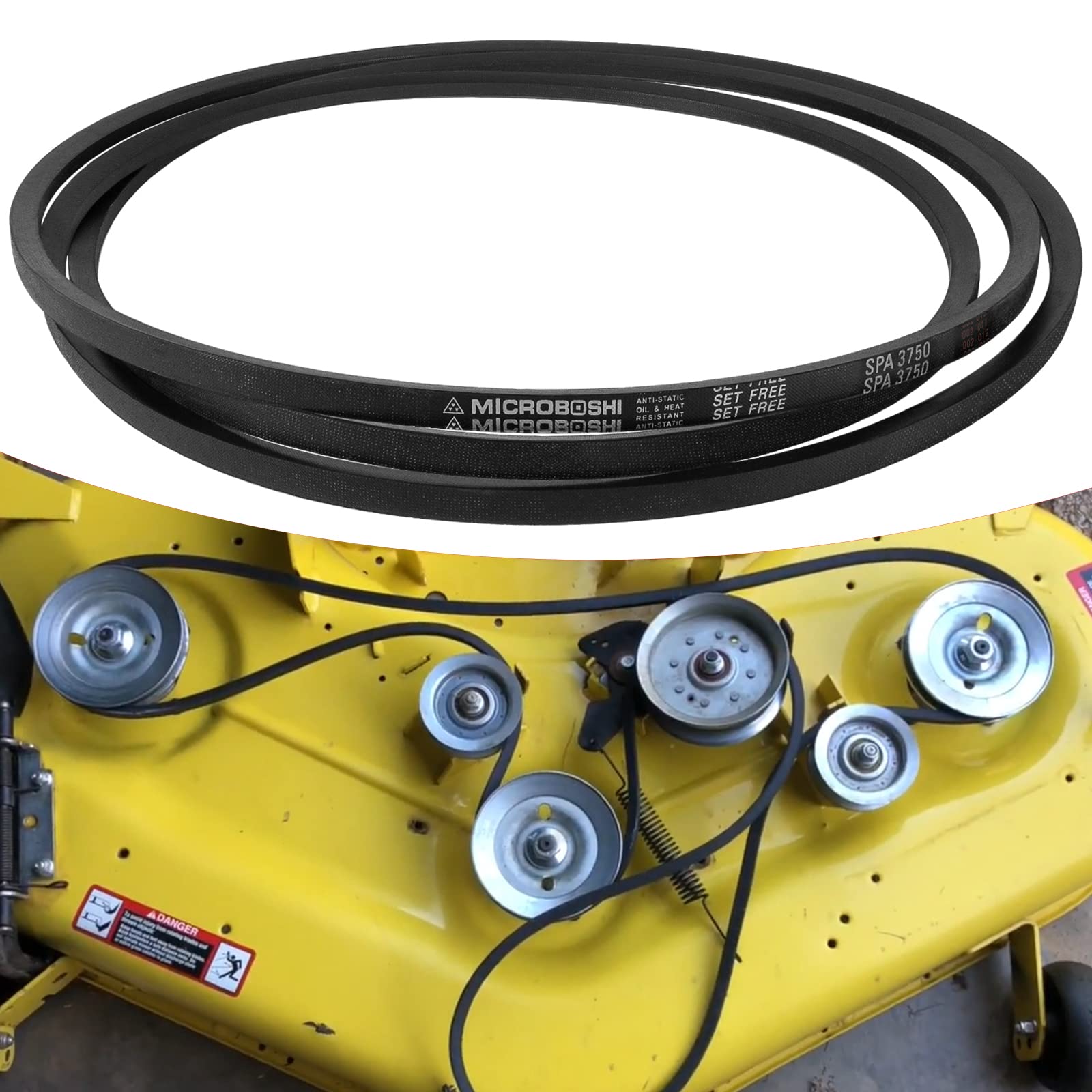 Mua Lawn Mower 48" Deck Drive Belt GX21833 GX20571 for John Deere D140 ...
