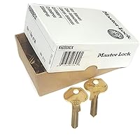 Master Lock Key Blank For Masterlock W6000 Nkl Platd Brs Boxed - Amazon.com