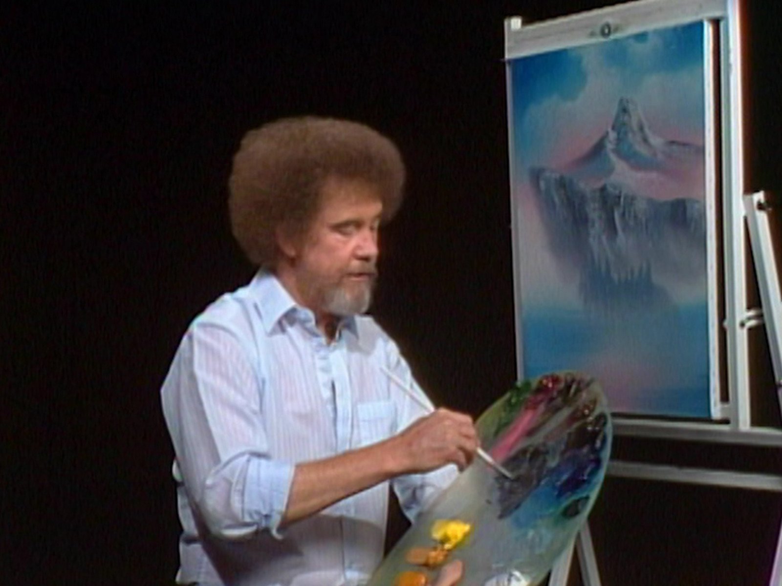 Amazon.co.jp: Bob Ross: The Joy of Painting : Bob Ross, Sally Schenck ...