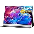 Amazon.com: cocopar Portable Travel Monitor 15.6 Inch 1080P FHD USB-C ...