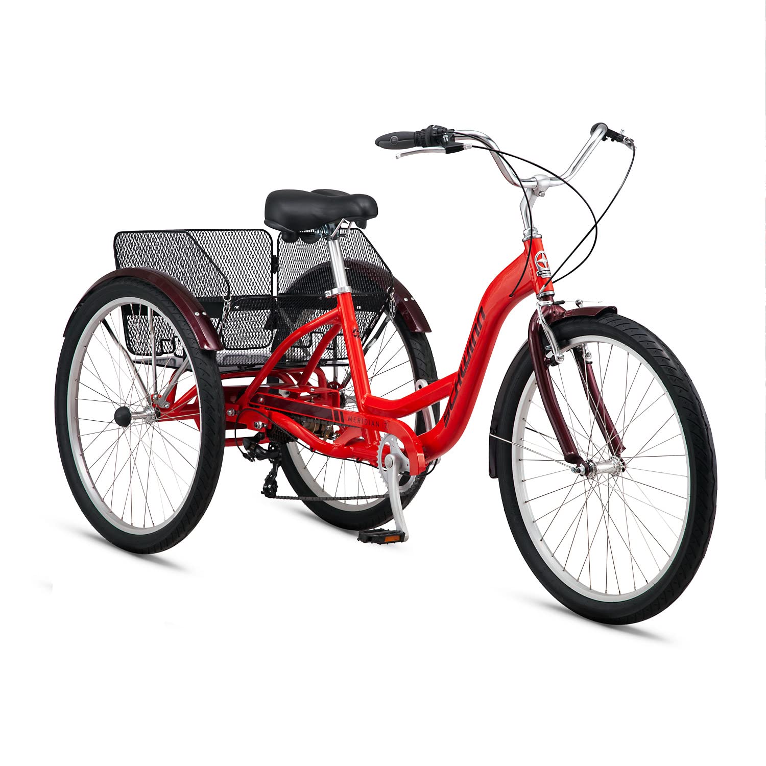 Schwinn Meridian Adult Tricycle Bike, Mens and Womens Three Wheel Beach ...