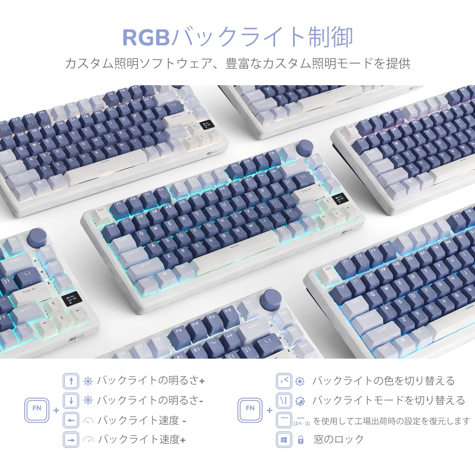 Mua M75 Mechanical Keyboard 2.4GHz/Bluetooth/USB-C Wired Gaming ...