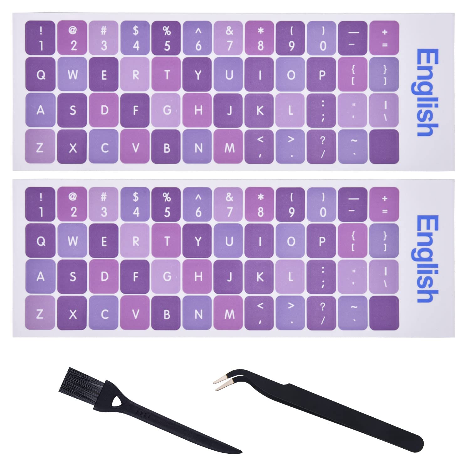 Mua 4-in-1 English Computer Keyboard Sticker,Universal Replacement ...