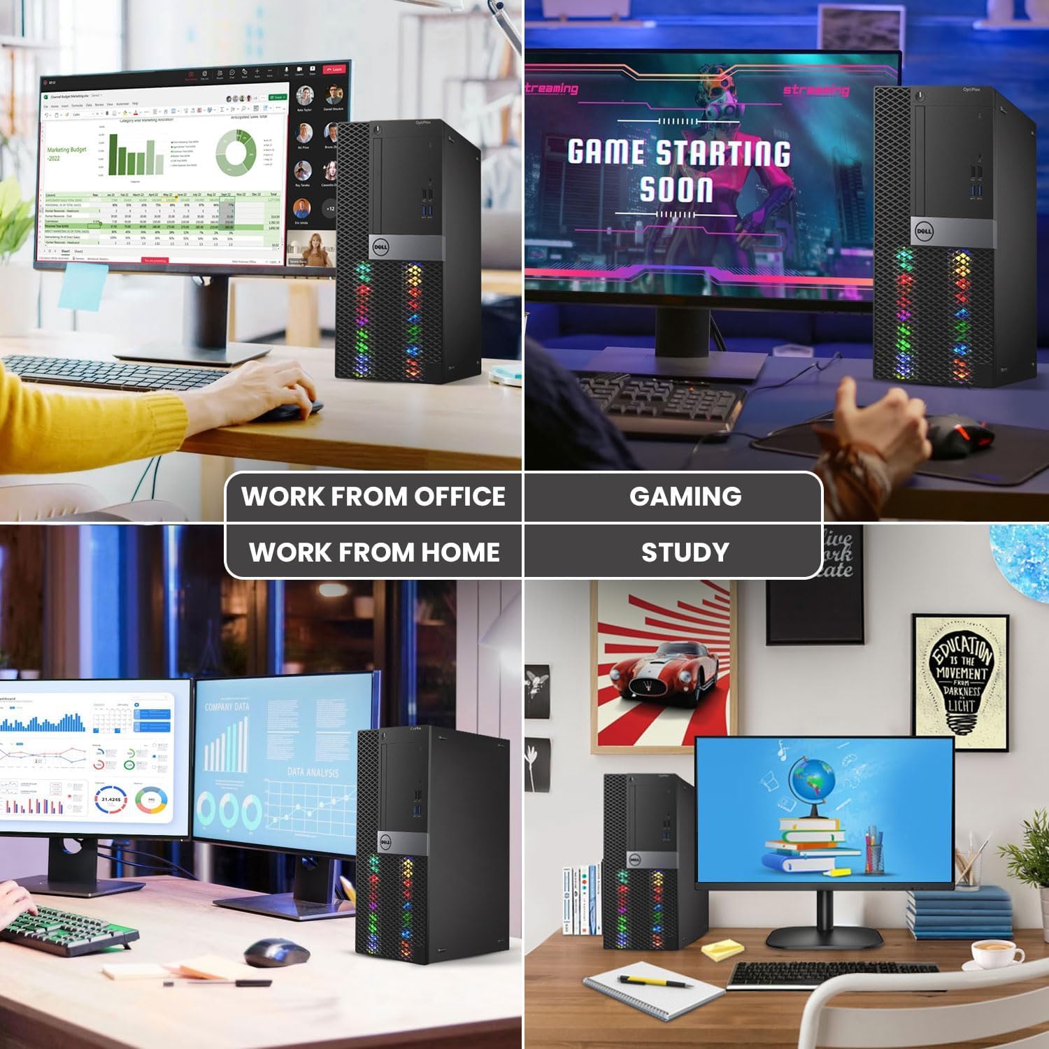 Mua DELL RGB Gaming Tower Computer - Core i7 8th Gen, GTX 1050 Ti 4GB ...