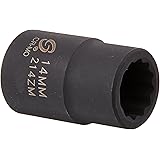 Amazon.com: Sunex 267214 1/2-Inch Drive 14-mm 12-Point Deep Impact ...