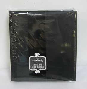 Amazon.com : Hallmark ADD1002 Black Address Book with Crocodile ...