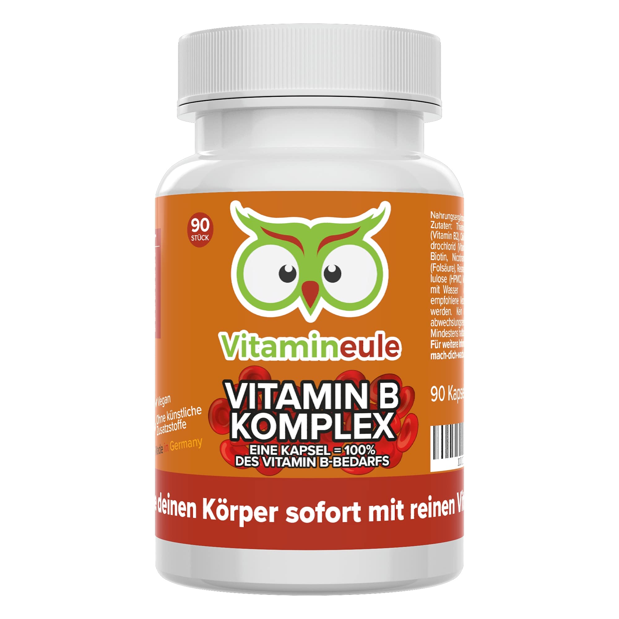 Mua Vitamin B Complex Capsules High Dose â Quality from Germany â Vegan ...