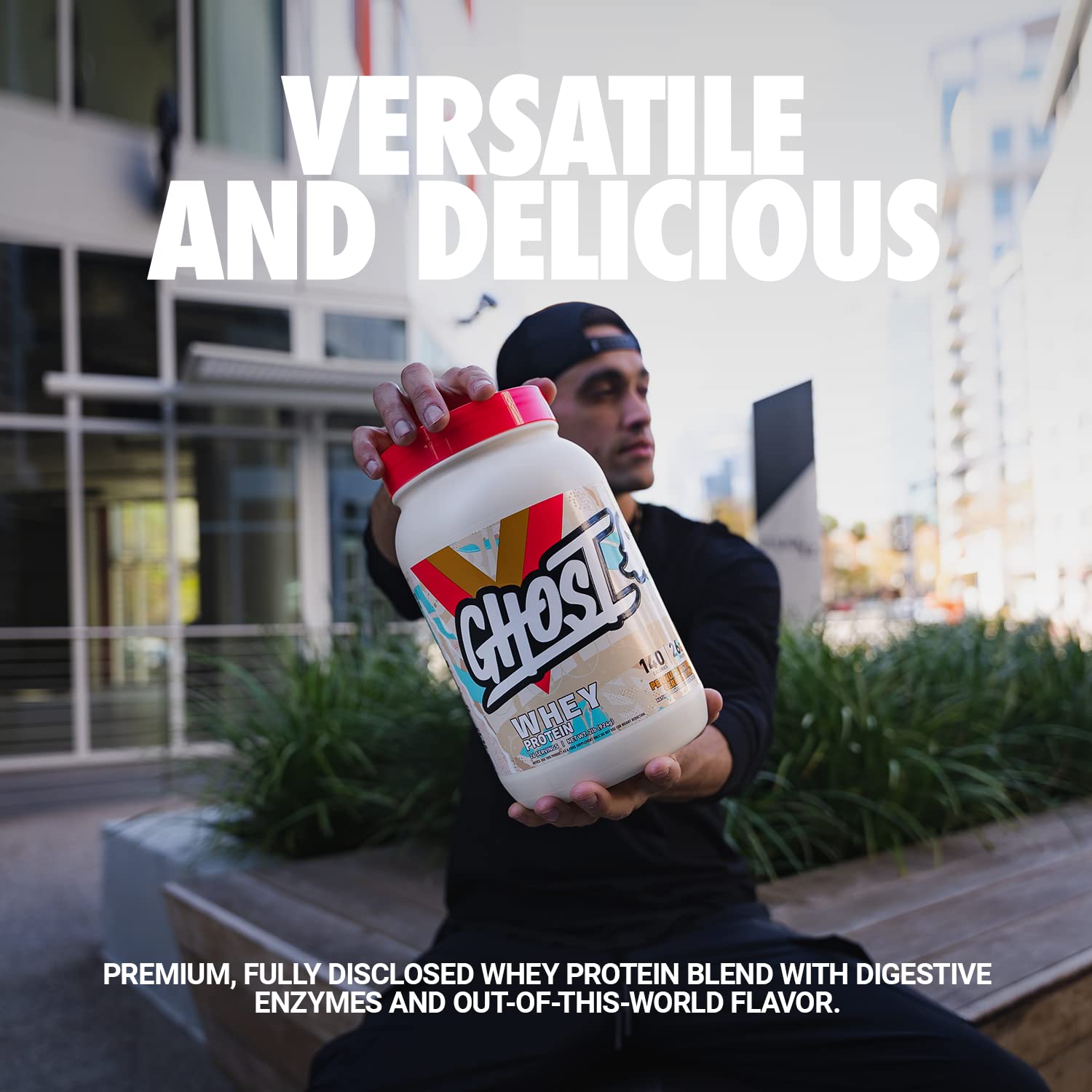 Mua GHOST Whey Protein Powder, Peanut Butter Cereal Milk - 2LB Tub, 26G ...