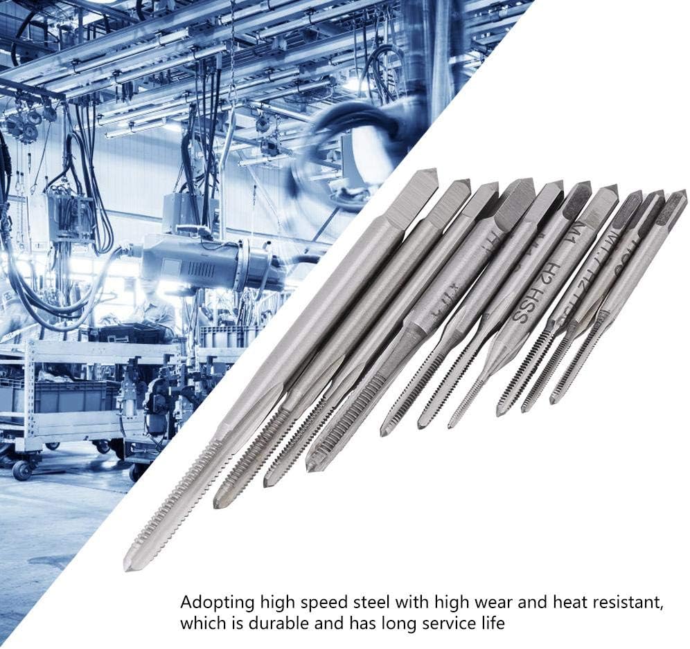 Threading Taps,Hand Taps 10Pcs Mini M1 to M3.5 Heat Resistant Steel ...