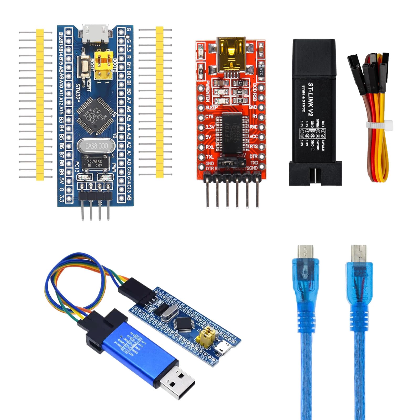 Mua ALAMSCN STM32F103C8T6 ARM STM32 Minimum System Development Board+ST-Link V2 Emulator ...