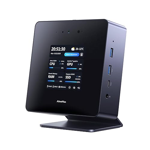 AtomMan X7 Ti Mini PC Core Ultra 9 Processor 185H Barebone Version ...