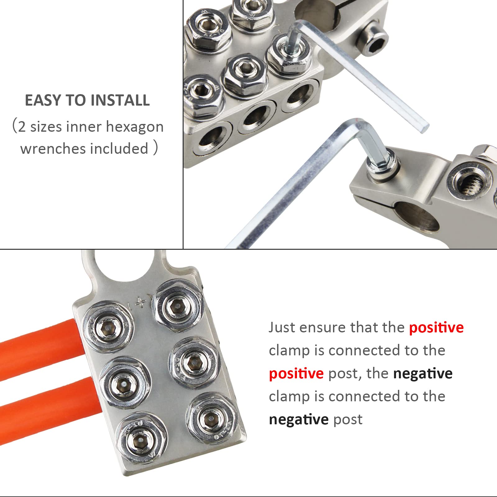 Mua Battery Terminal Connectors 12-Way Battery Terminal Distribution ...