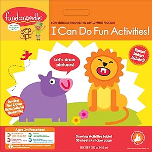 Amazon.com : Fundanoodle I Can Do Fun Activities Floor Pad, 18 x 18 ...