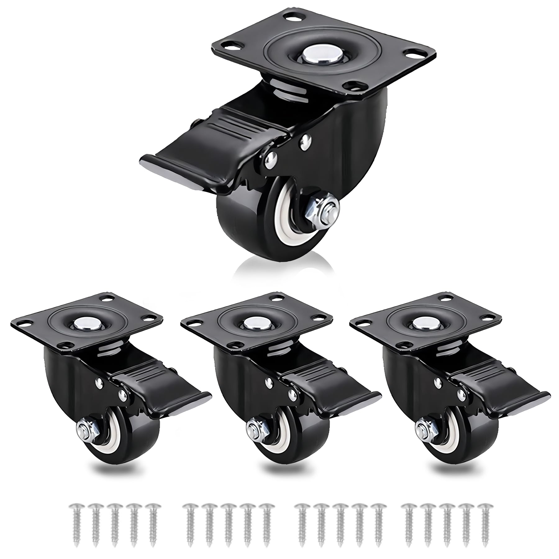 Mua 2" Caster Wheels Casters Set of 4 Heavy Duty Locking Casters Swivel ...