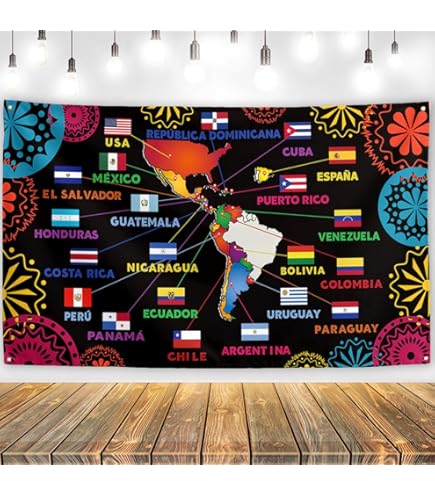 National Hispanic Heritage Flags National Hispanic Heritage Month All