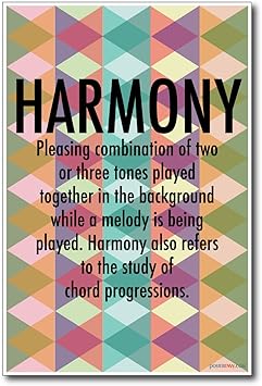 Amazon.com: Harmony - NEW Music Poster: Office Products