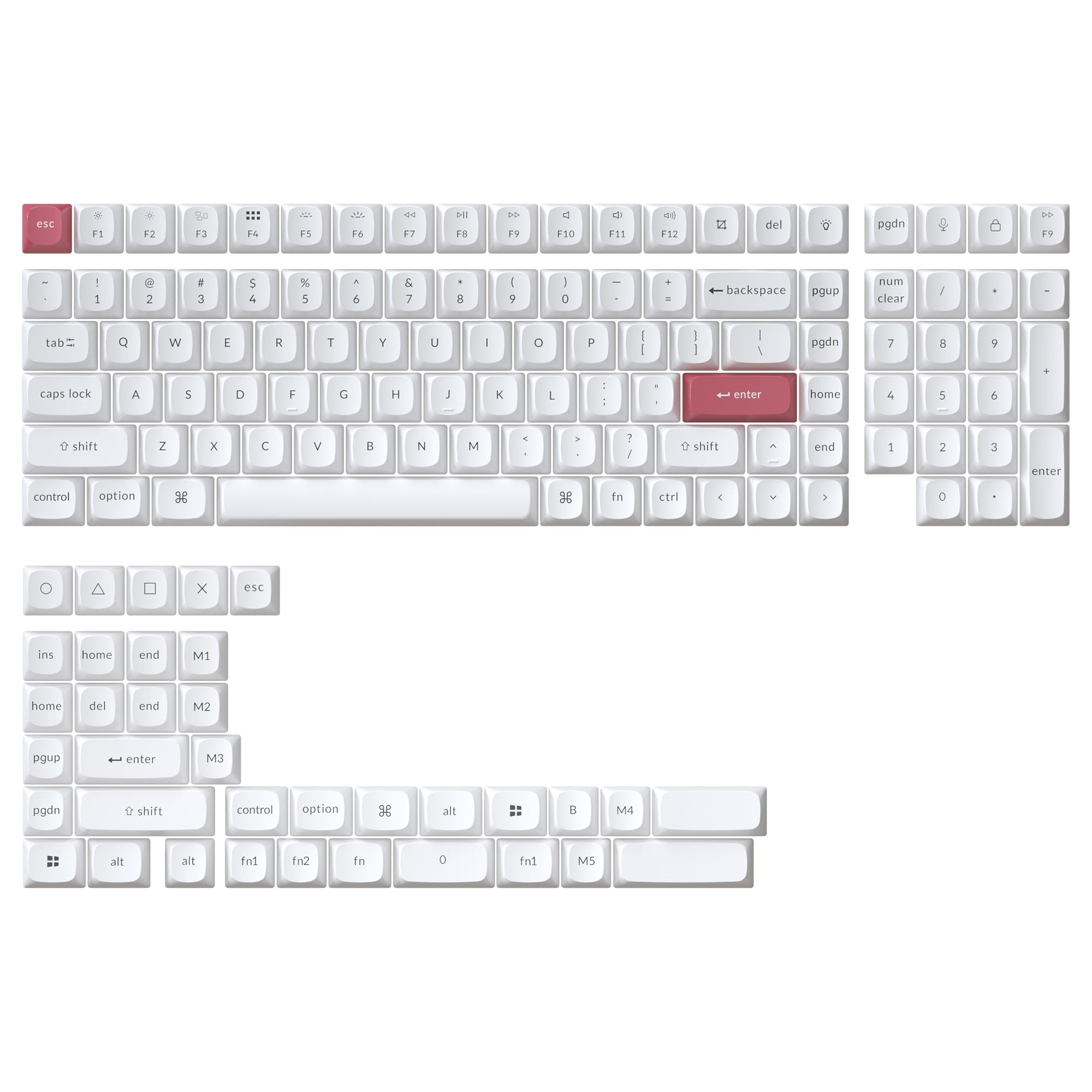 Mua Keychron OSA Profile Double-Shot PBT Keycap Full Keycap Set (141 ...