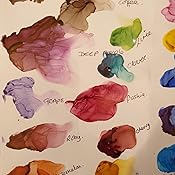 Alcohol Ink Set - 24 Vibrant Colours Alcohol-Based Ink for Resin Petri ...