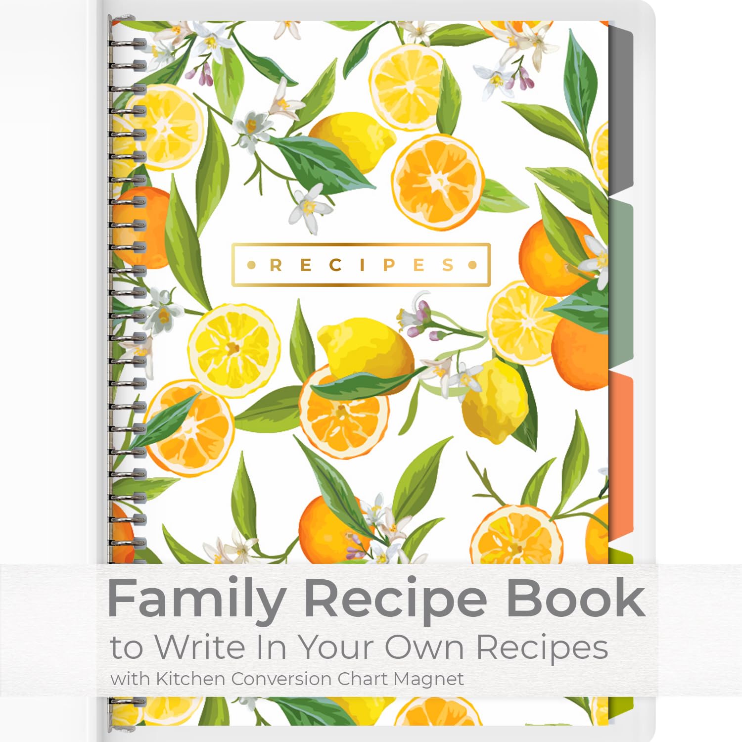 SwiftCube Recipe Book to Write in Your Own Recipes | Handy Kitchen ...