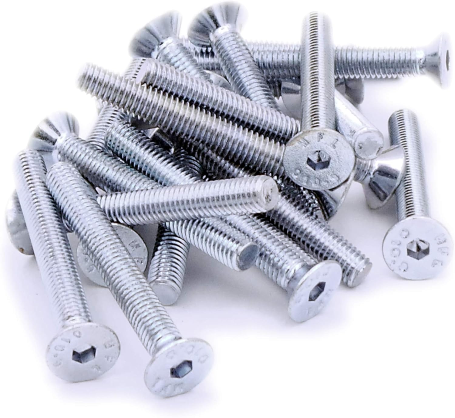 M5 (5mm x 40mm) Hex Socket Countersunk Machine Screw (Bolt) - Steel ...