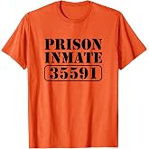 Amazon.com: Prisoner Costume Prison Inmate County Jail Halloween T ...