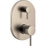 Moen UTS2611BN Doux Collection M-CORE 3-Series 2-Handle Shower Trim with Integrated Transfer ...