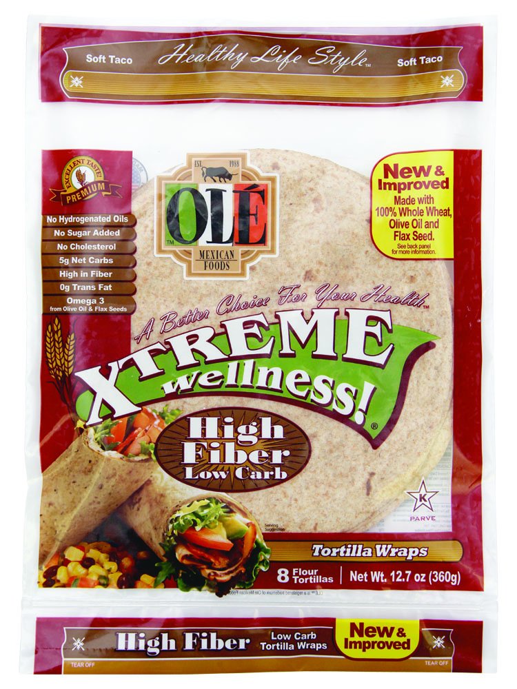 Amazon.com : Ole Mexican Wrap Xtreme Spinach and Herb, 8 Count (Pack of ...