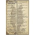 Amazon.com : Dokkodo By Miyamoto Musashi Metal Tin Signs Samurai Print ...