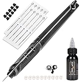Amazon.com: HAWINK Tattoo Kit Tattoo Pen Kit Poke a Stick Tattoo Hand Tool Kit with 7 Ink 20 PCS ...
