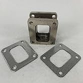 Amazon.com: 45 Degree T4-4 Bolt to T4-4 Bolts Turbo Charger Flange ...