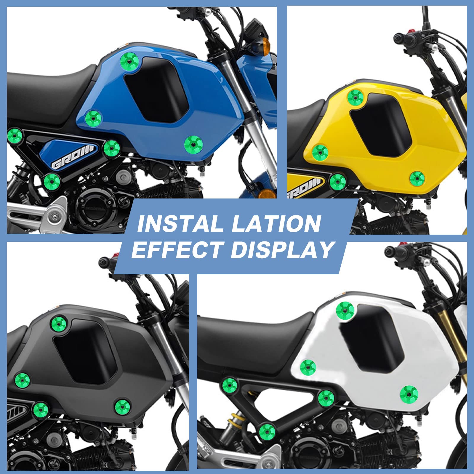 Mua 2024 Grom Fairing Garnish Washer Half Set 2023 Grom Colored Verge ...