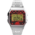 Amazon.com: Timex T80 x Space Invaders 34mm Watch – Silver-Tone with ...