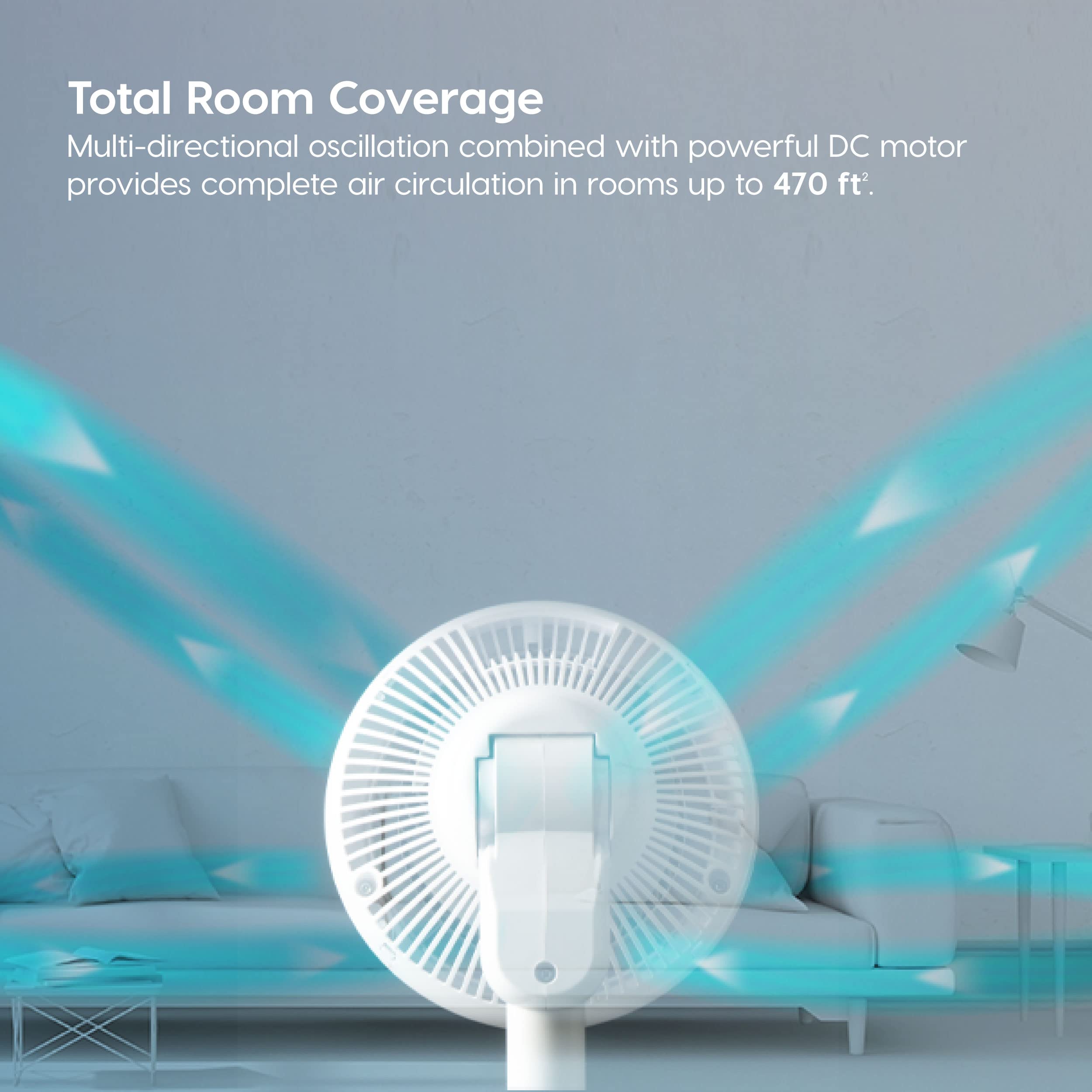 Mua USA WOOZOO Pedestal Standing Oscillating 7-in-1 Vortex Fan with ...