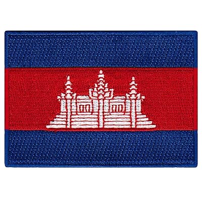 Cambodia Flag Embroidered Patch - Cambodian Khmer Philippines | Ubuy