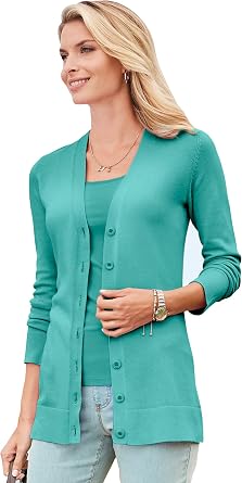 Chadwicks of Boston Womens Cardigan Sweater | Boyfriend Cardigan ...