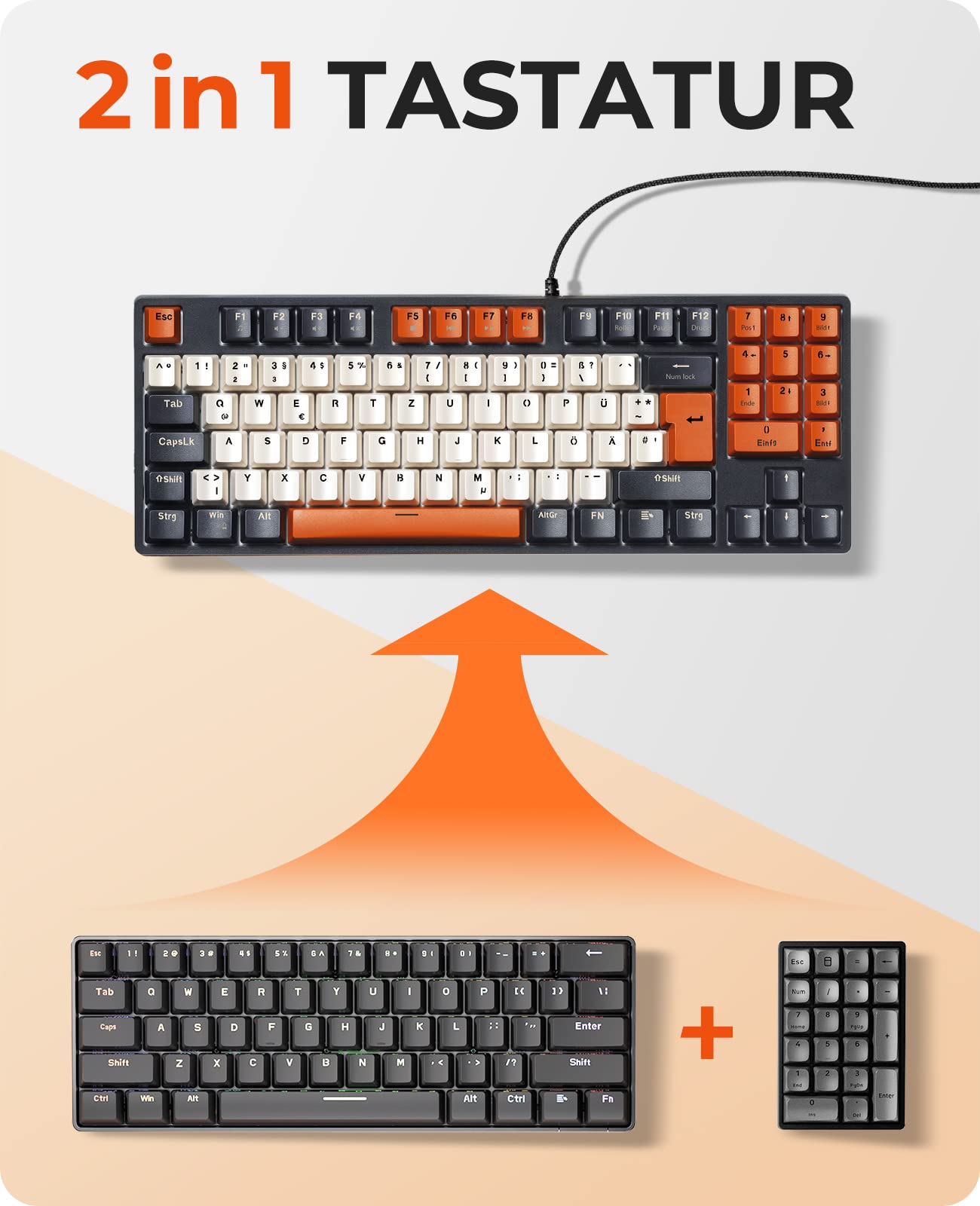 Mua havit Mechanical Keyboard 90 Keys Wired Gaming Keyboard with ...