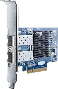 Amazon.com: 10Gb SFP+ PCI-E Network Card NIC, Compare to Intel X520-DA2, with Intel 82599ES Chip ...