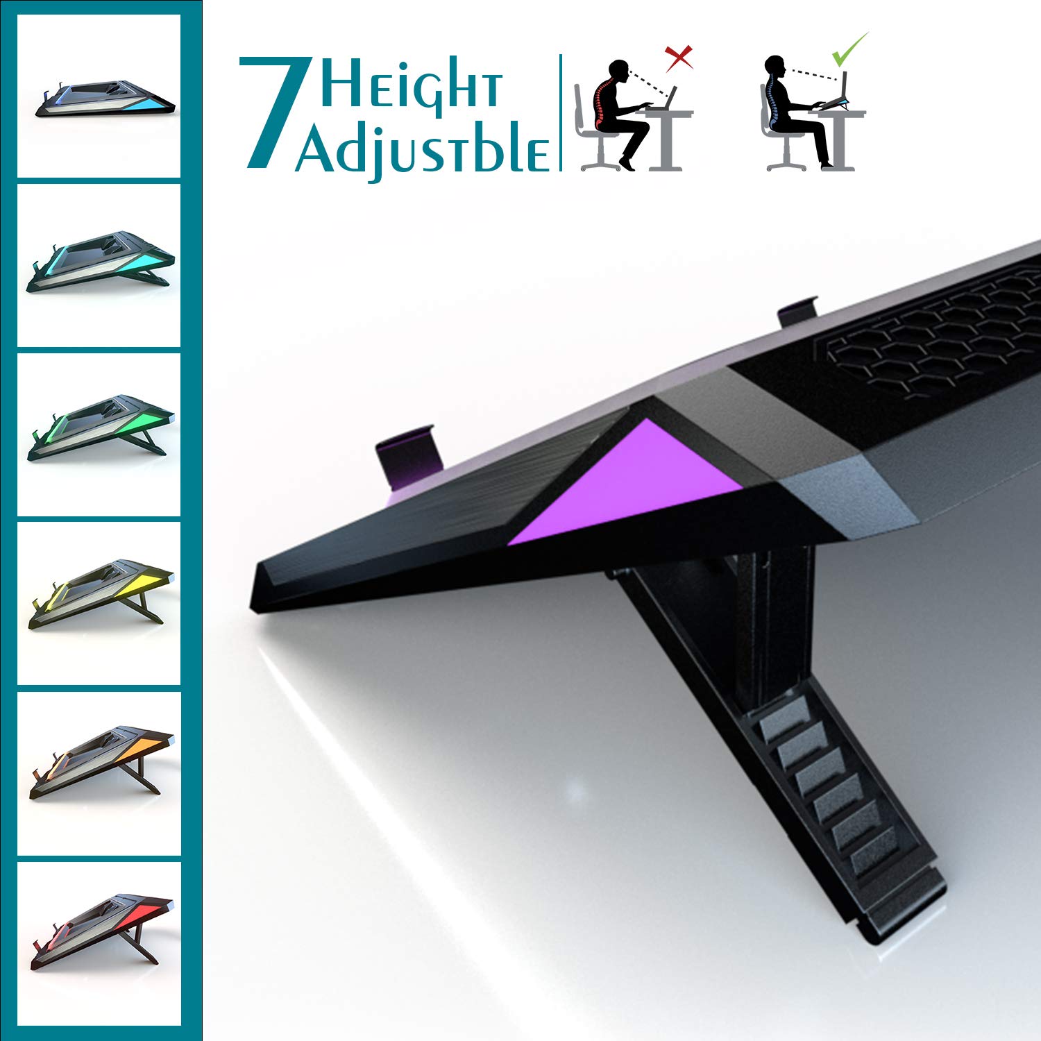 Mua IETS GT300 Double Blower Laptop Cooling Pad for 14-17 Inch Gaming ...